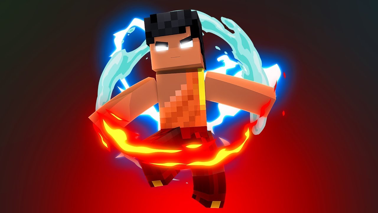 Dominando Todos Poderes Elementais Do Avatar No Minecraft! - YouTube