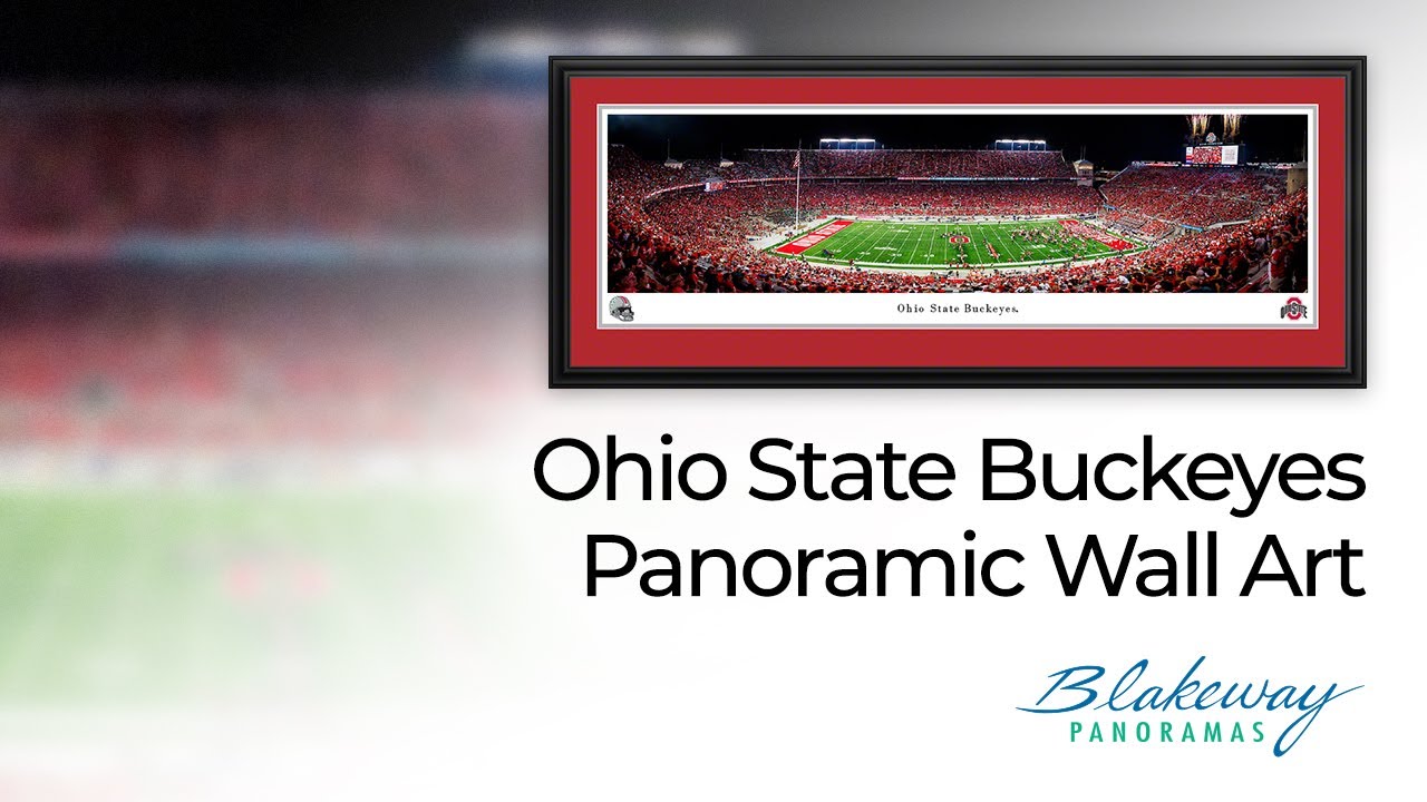 Ohio State Buckeyes Victory Celebration Panoramic Poster - Blakeway ...