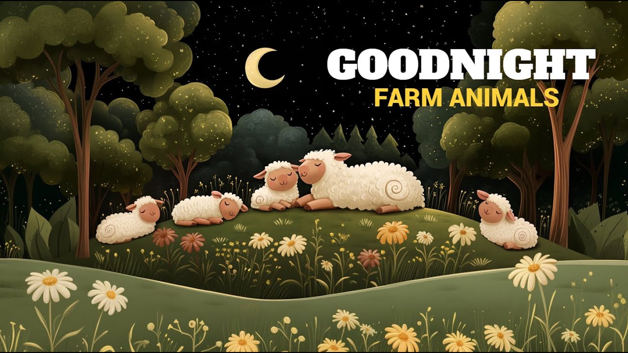 Goodnight Farm Animals 🌙🐑 THE Ideal Soothing Bedtime Stories For Babies ...