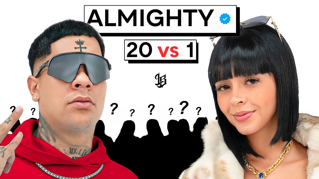 20 MUJERES VS 1 ARTISTA: ALMIGHTY 🇵🇷 - YouTube
