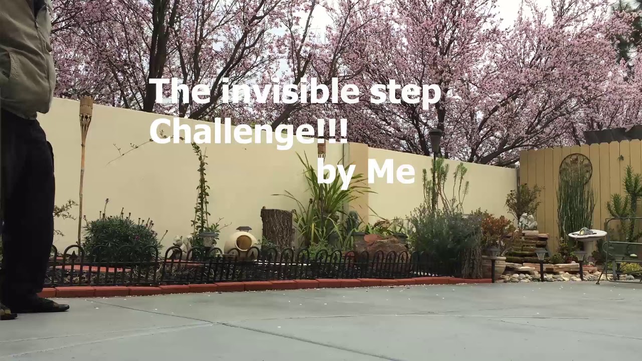 The invisible step challenge( practice) - YouTube