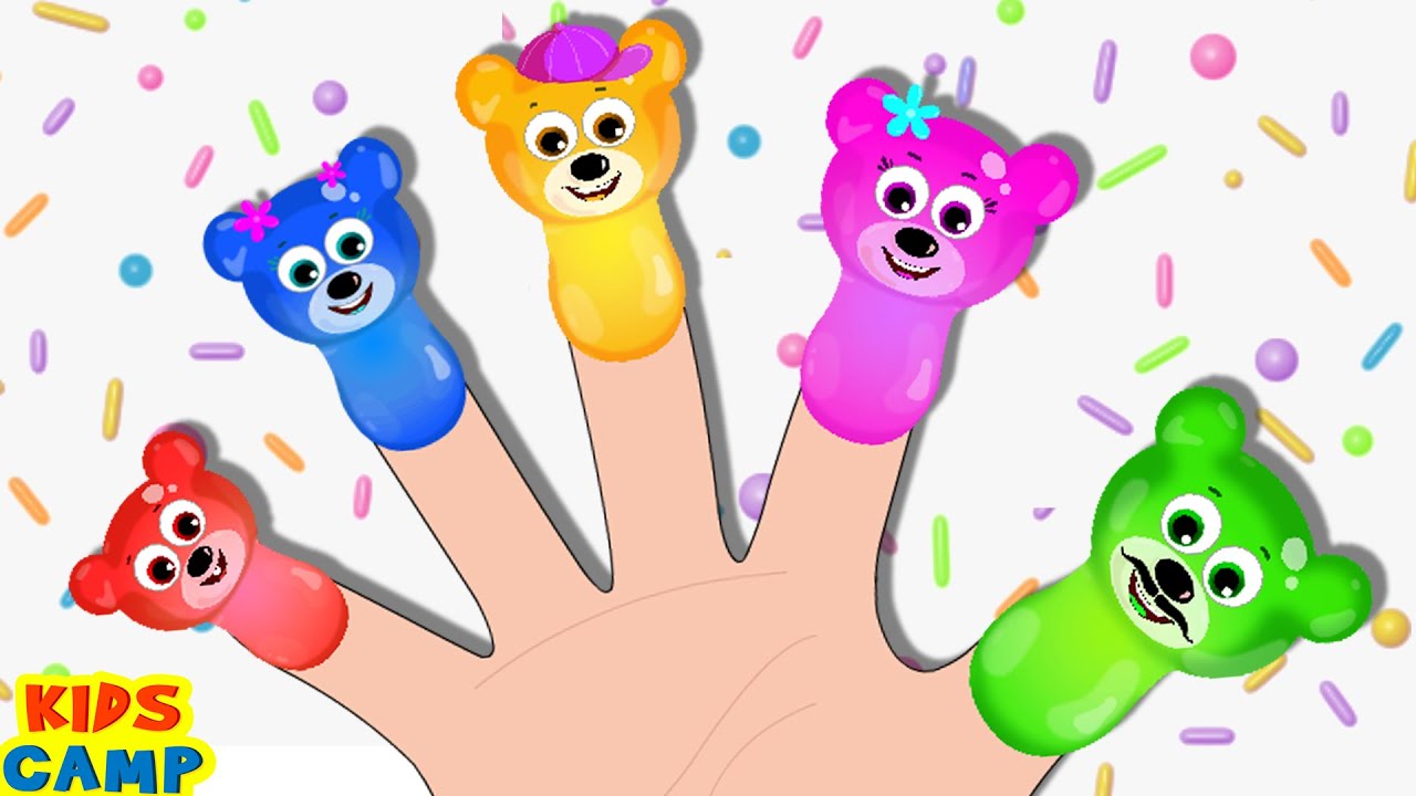 Gummy Bear Finger Family Song + More Nursery Rhymes And Kids Songs ...
