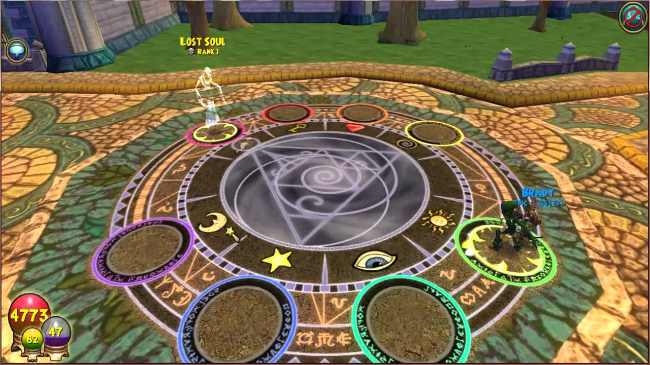 Wizard101 - Using New Storm Helephant Spell - YouTube