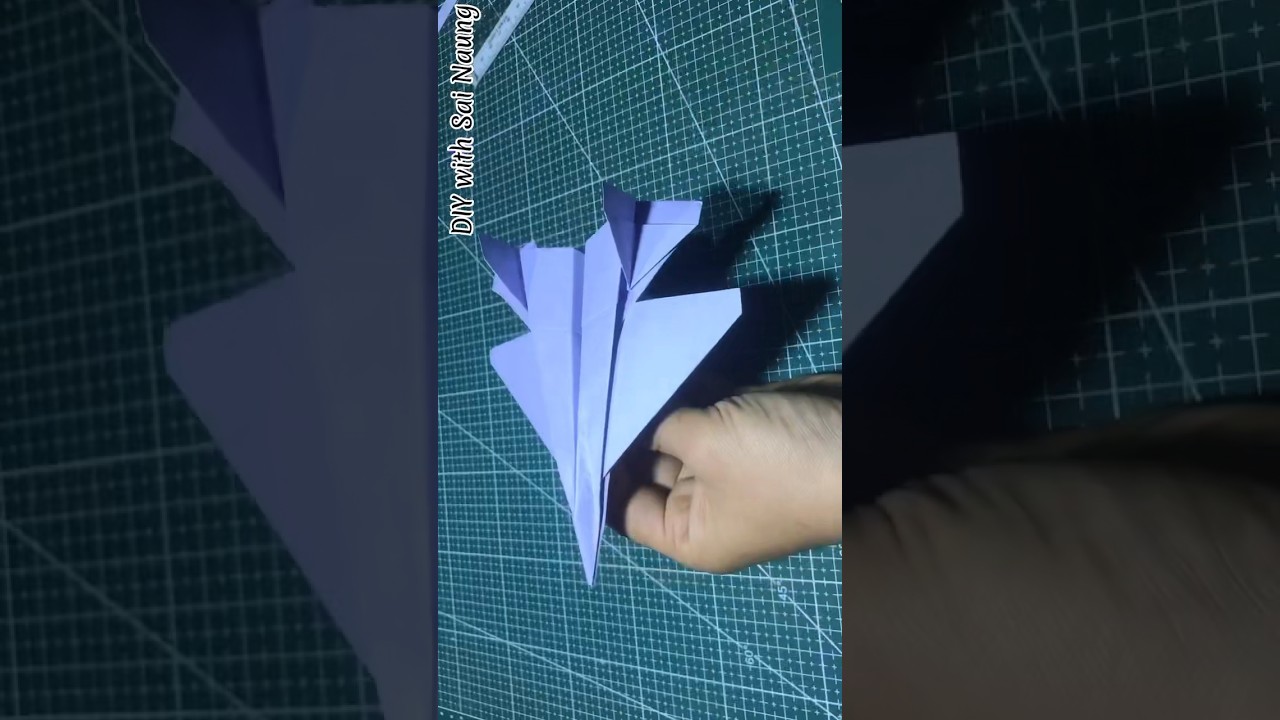 Easy paper plane SU-27 #shorts #paperplane - YouTube
