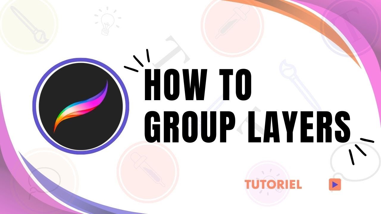 How to group layers in Procreate - YouTube