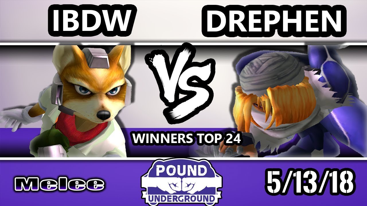 Pound Underground - iBDW (Fox) Vs. Drephen (Sheik) Smash Melee Winners ...