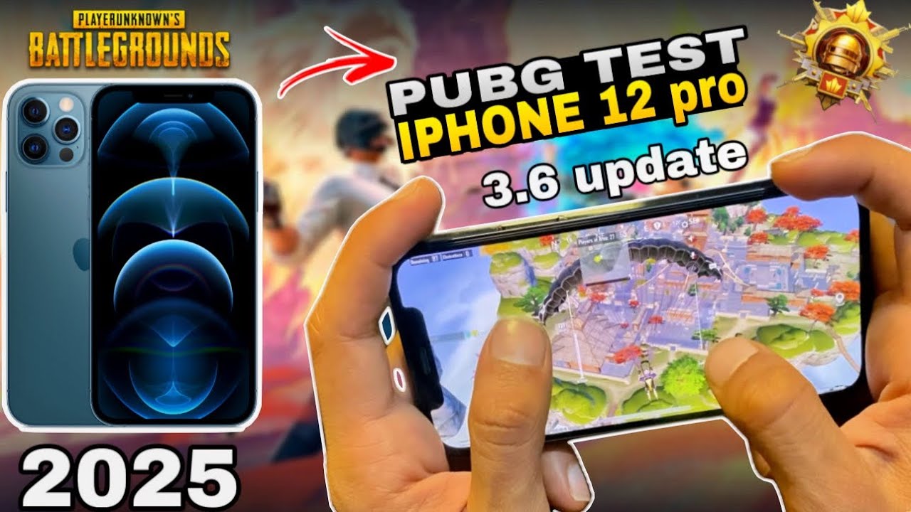 IPHONE 12 Pro | PUBG TEST 2025 Handcam🔥| Ultimate Fps, Graphics ...