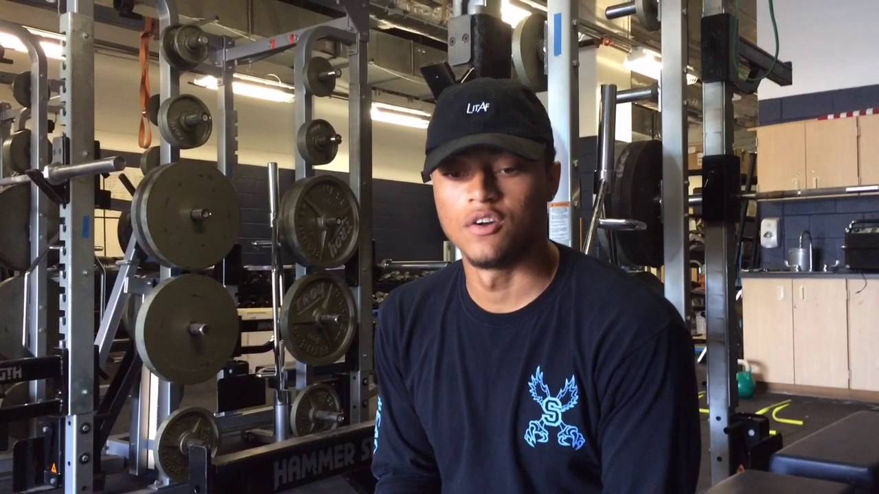 Michigan State commit Hunter Rison talks Skyline football - YouTube