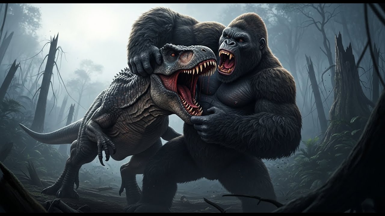 The Definitive Breakdown: King Kong vs V-Rex An Epic Clash Reimagined ...