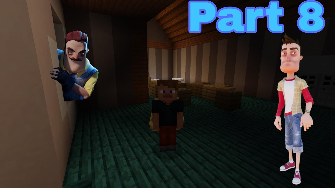 How to build Atlantic Craft Hello neighbour Alpha 2 house - Part 8 ...