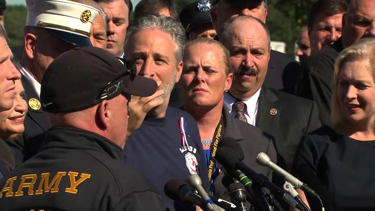 Jon Stewart Stands With 9/11 First Responders To Urge Congress To Renew ...