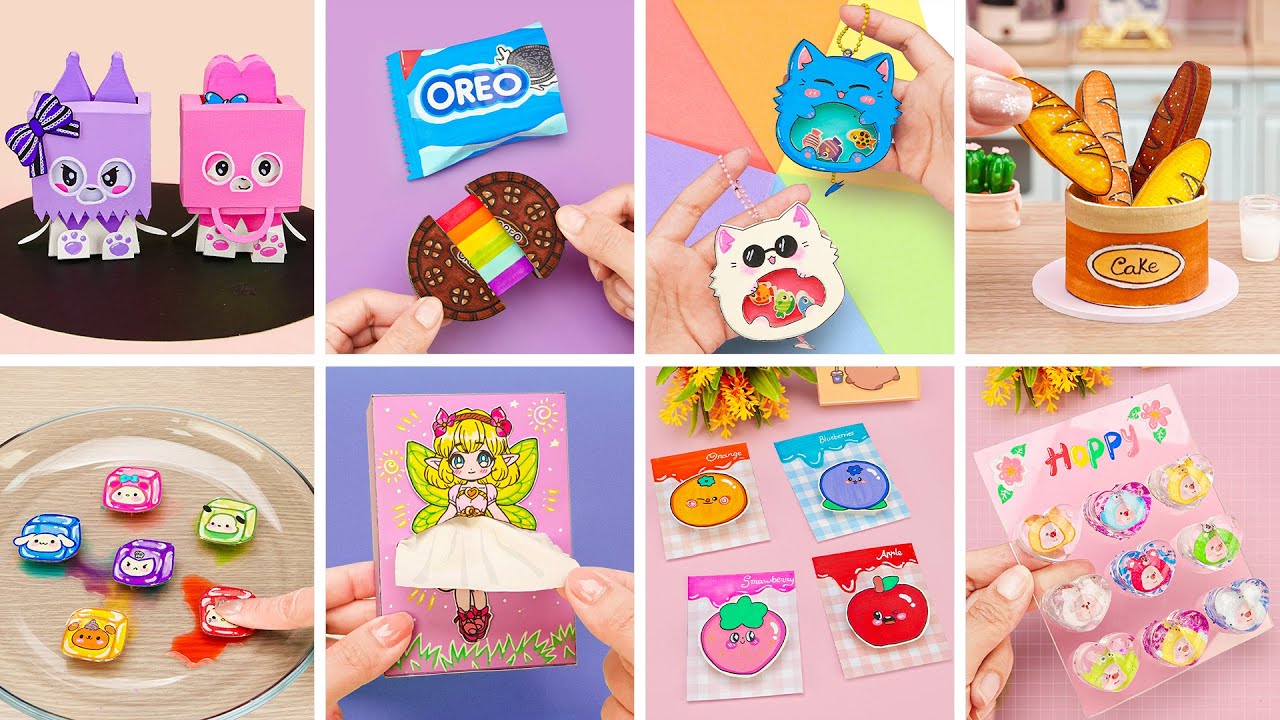 💖 TOP Creative DIY Paper Craft Ideas & Origami Tutorial 💗 DIY OREO Cake ...