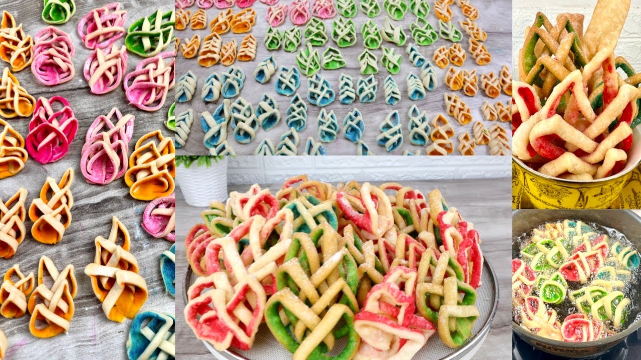 Tibetan losar khapse recipe /color full khapse recipe/losar khanes ...