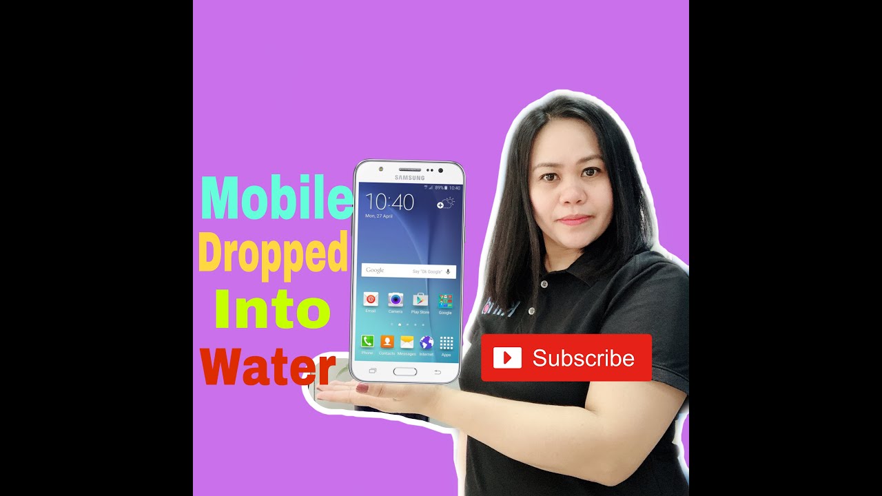 How To Fix mobile dropped into water - YouTube