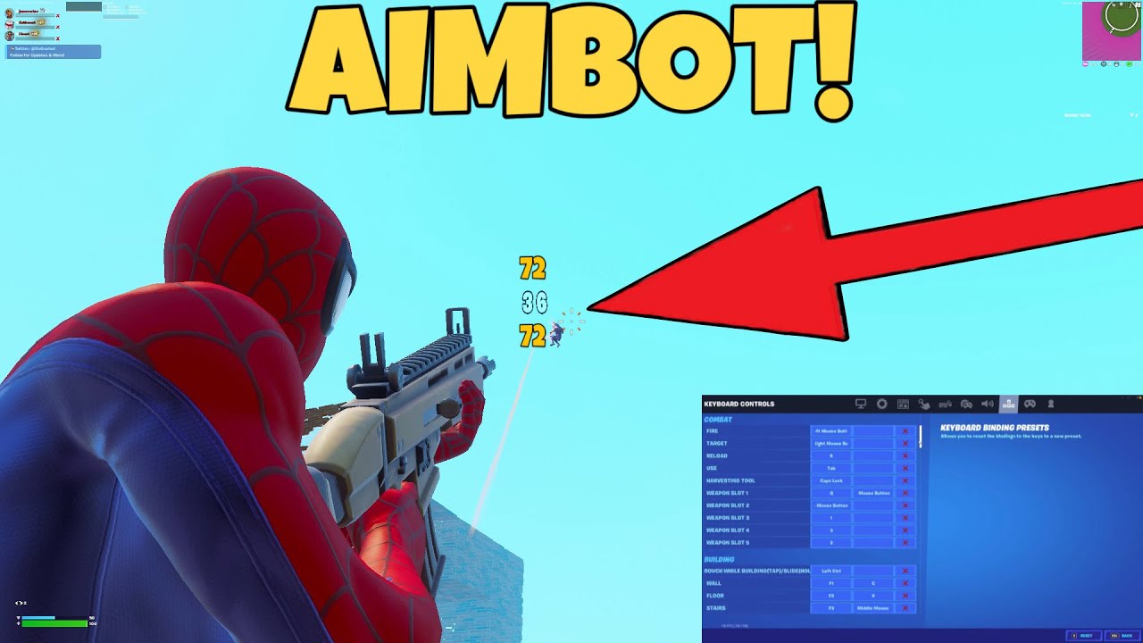 I Don’t Miss! 🎯+ BEST *AIMBOT* MOUSE & KEYBOARD SETTINGS FORTNITE ...