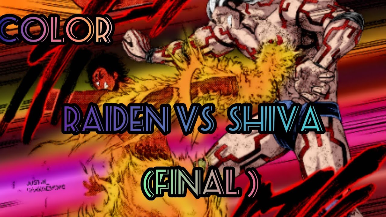 RAIDEN VS SHIVA(COLOR)/FINAL DE LA PELEA 1/3 - YouTube