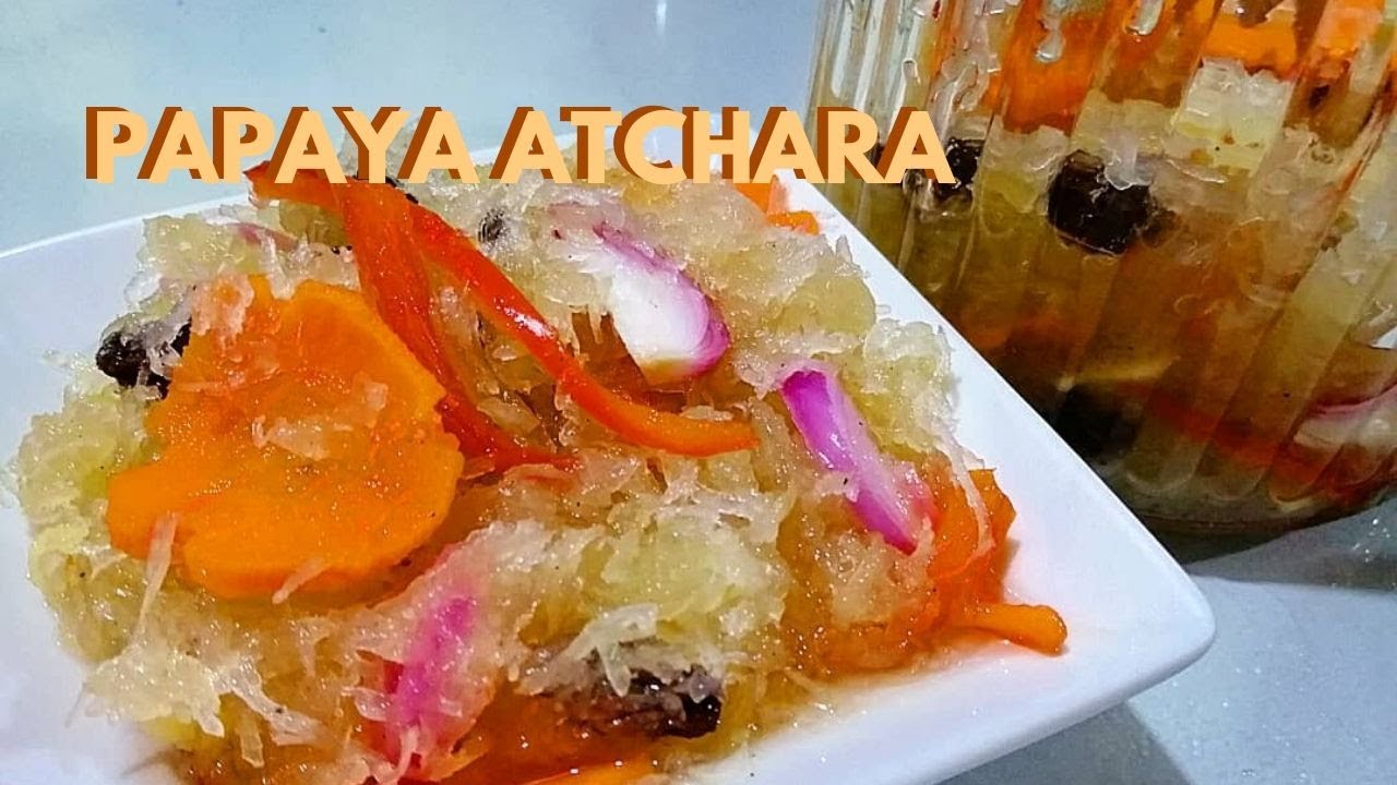 Papaya Atchara Recipe // NECA's Kitchen - YouTube