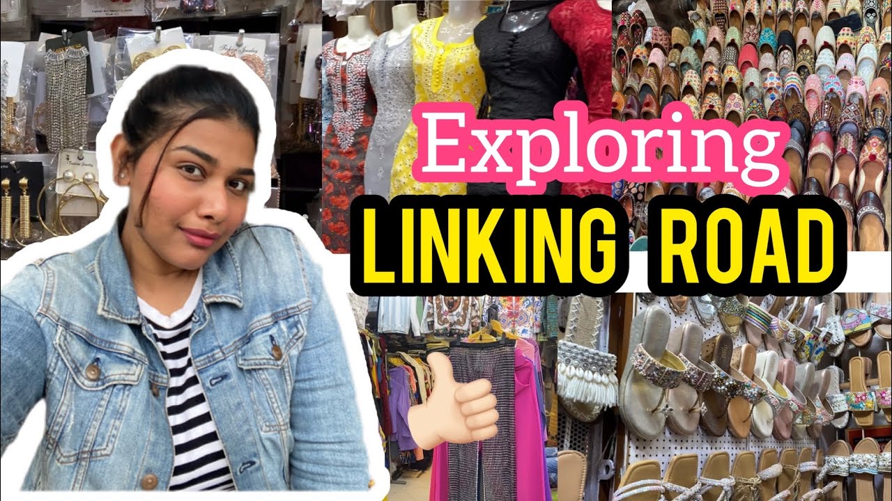 Bandra Linking Road shopping | Street shopping | Exploring bandra - YouTube