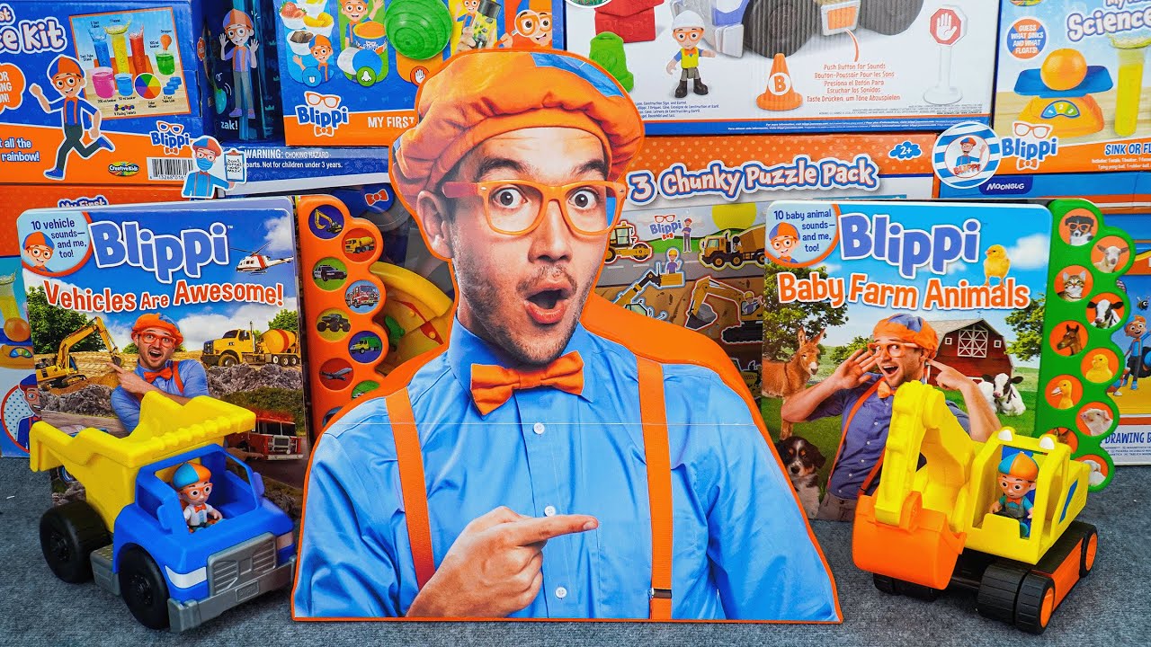 127 Minutes Satisfying with Unboxing Cute Blippi Giant Box Toys ...