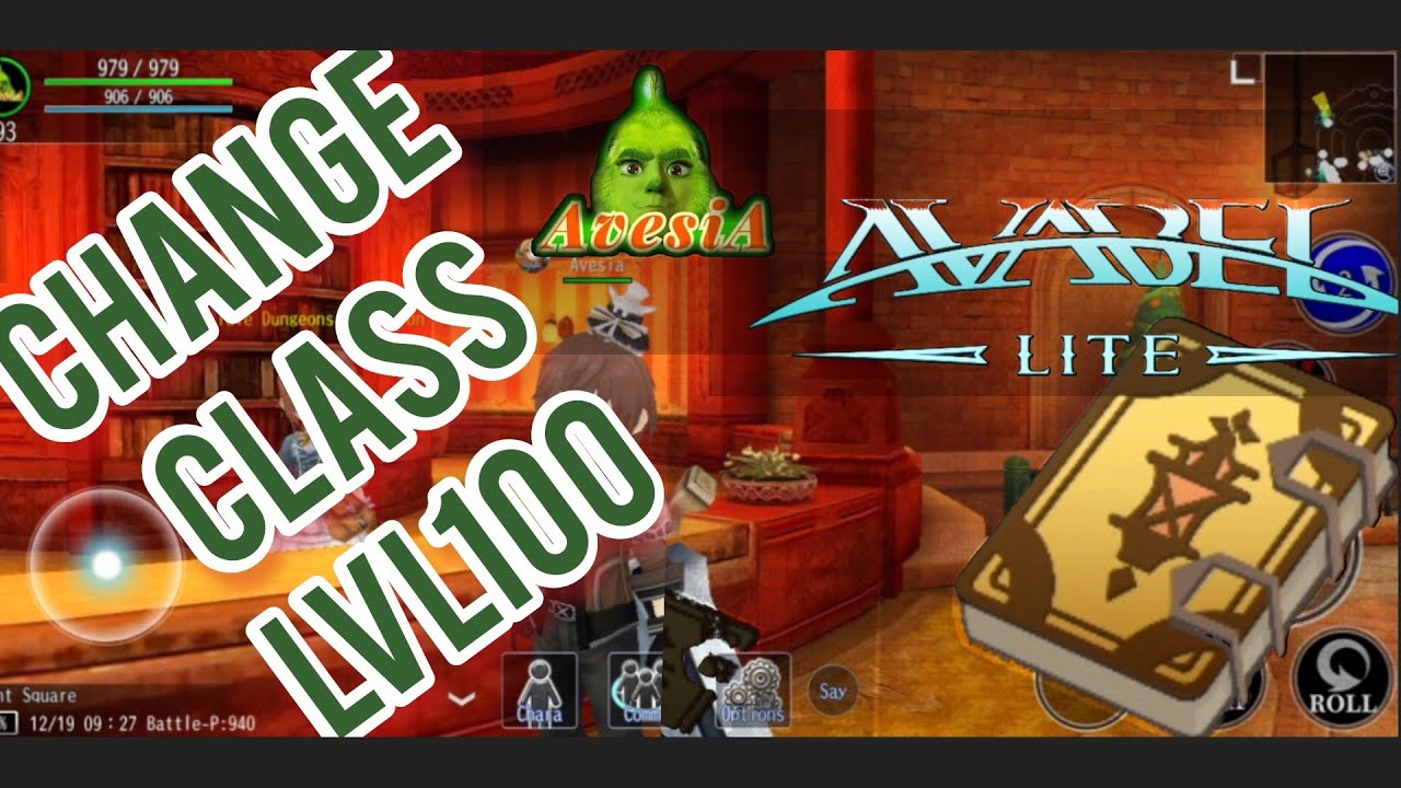 Avabel Lite - How to change class after reach lvl100+ - YouTube