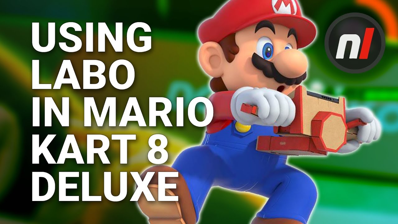 Playing Mario Kart 8 Deluxe with Nintendo Labo on Switch - YouTube