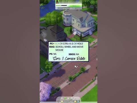 how to use the Sims 3 camera controls in The Sims 4 #sims4 - YouTube