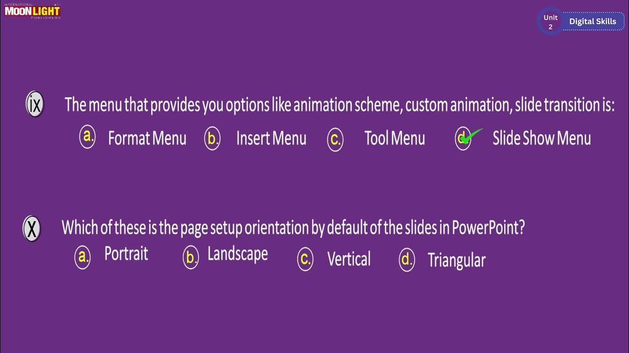 Question 1 MCQs Part 1 (Computer Grade 7 Exercise 2) - YouTube