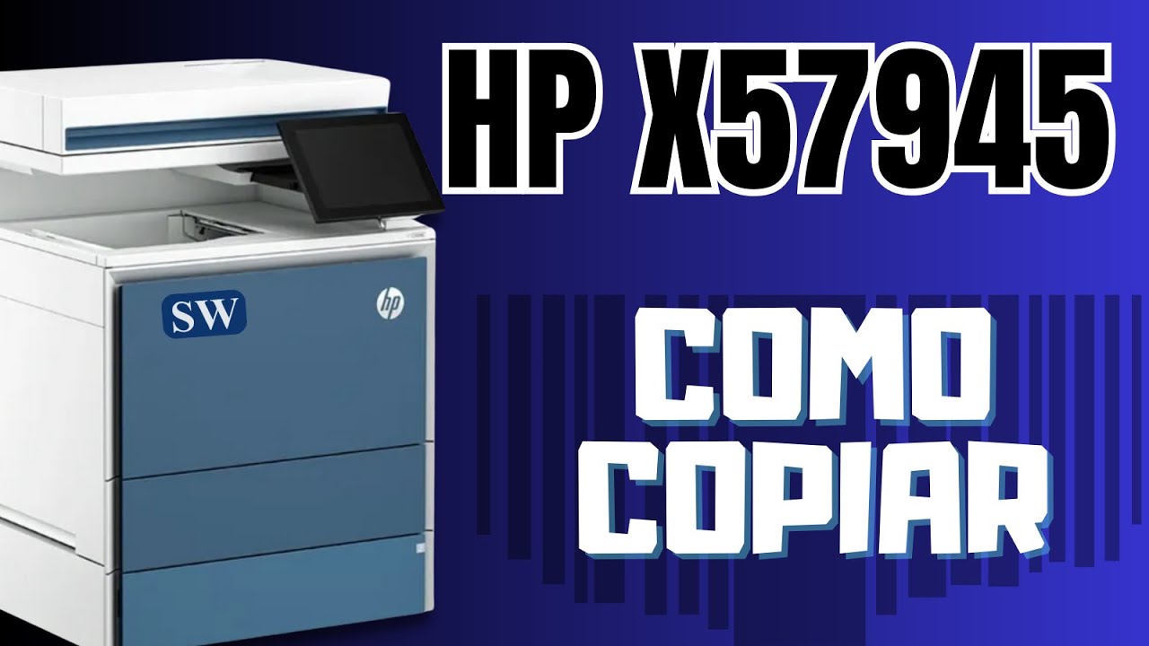 Como fazer cópia na impressora HP Color Laserjet Enterprise MFP X57945 ...