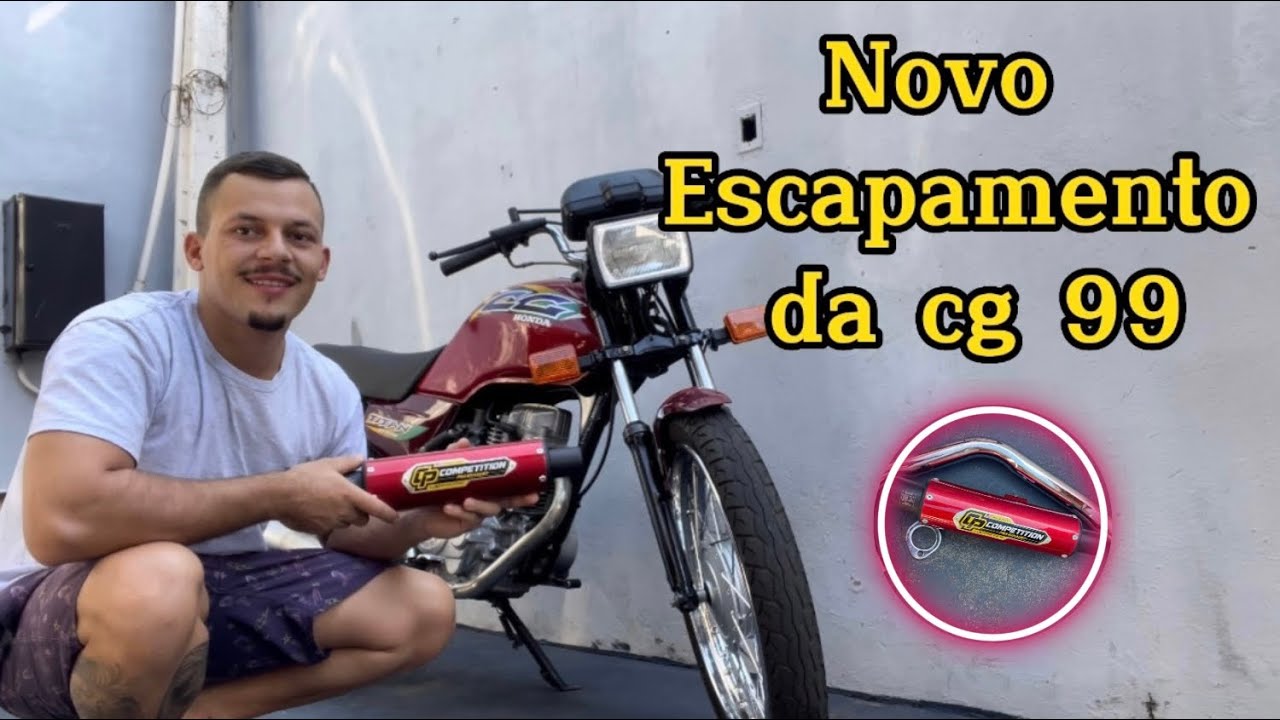 Novo escapamento da Cg 99 “COMPETITION SERÁ QUE É BOM” - YouTube