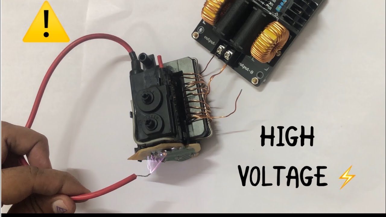 High-Voltage TV Transformer ⚠️⚡️ bijli को 1000000x बड़ाये । - YouTube