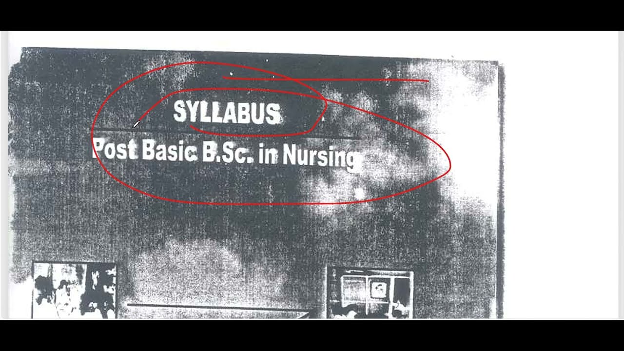 Post basic bsc nursing 1st year syllabus || syllabus of post basic bsc ...