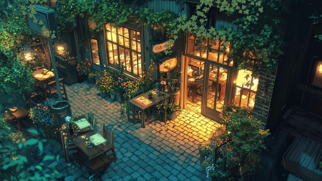 Night Café Jazz LOFI - Relaxing Late Night Vibes for Study & Chill ...