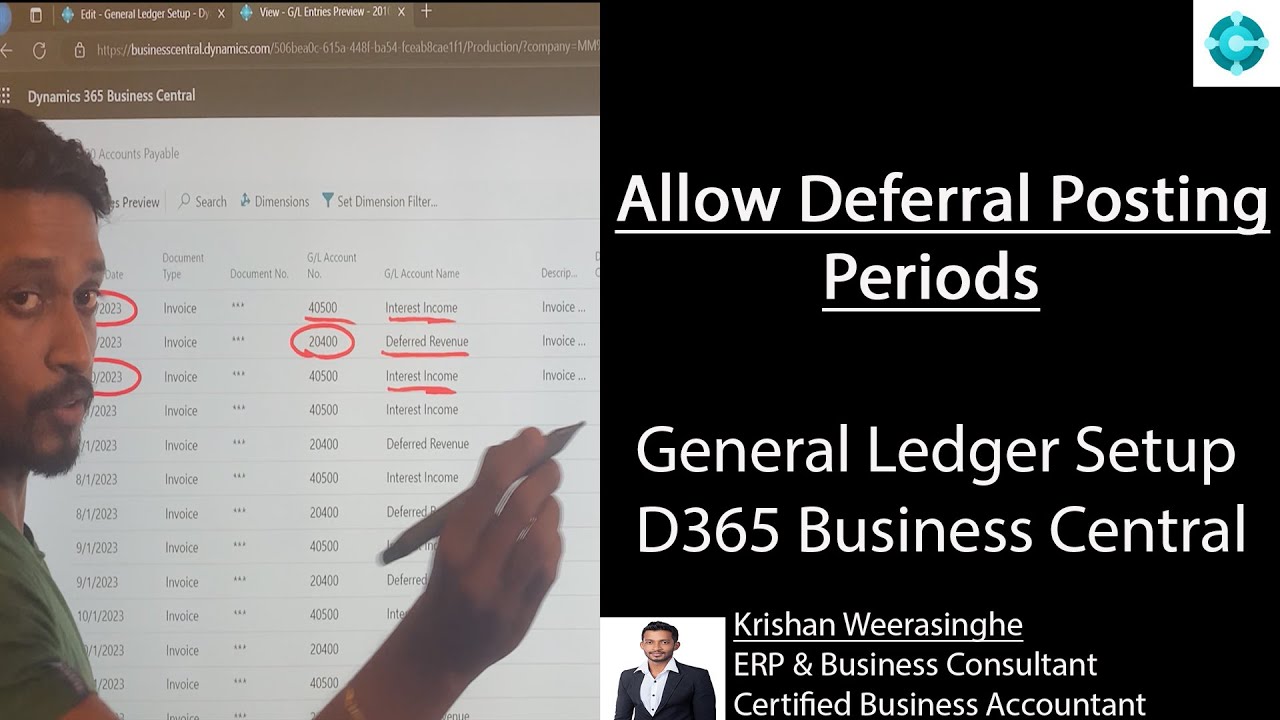 Allow Deferral Posting Periods through General Ledger Setup | D365 ...