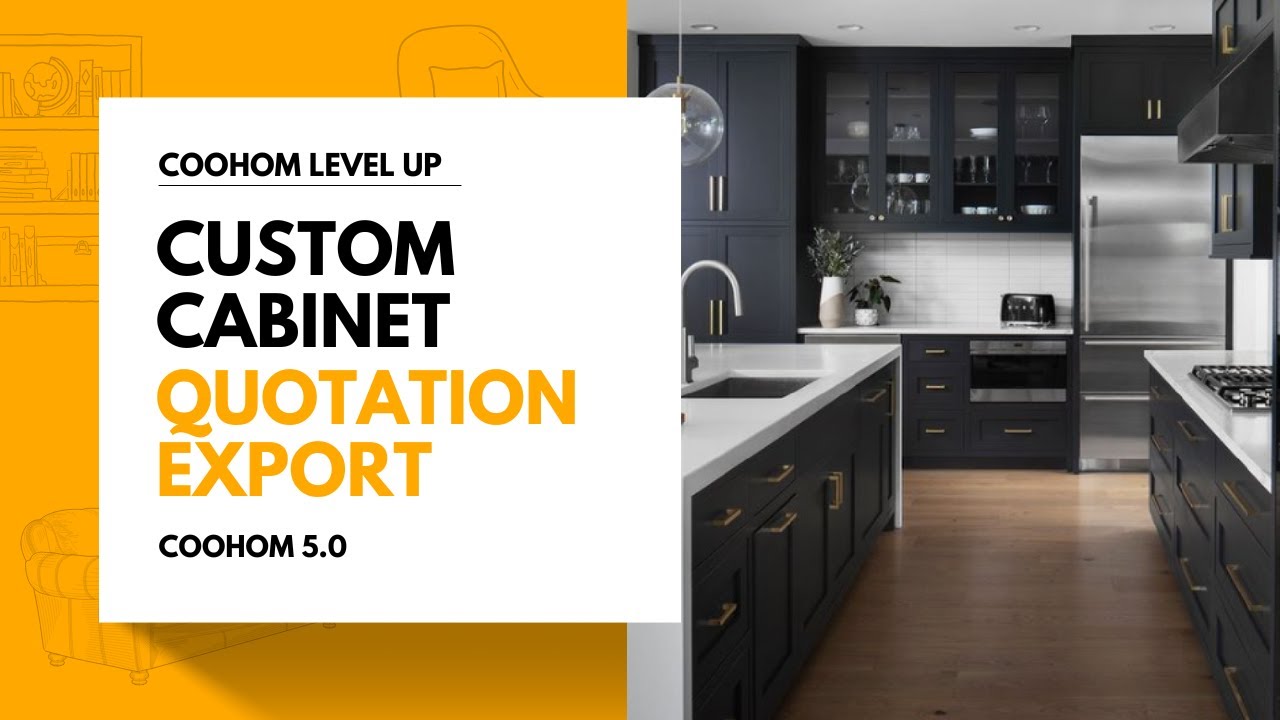 Custom Cabinet 05 quotation export - YouTube
