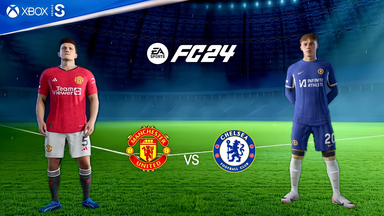 Fc 24 - Manchester United vs Chelsea , | Xbox Series S Gameplay ...
