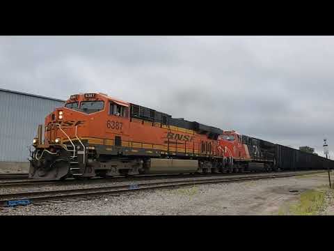 BNSF 6387, CN 3244, Chapman, Neenah, 21 Aug 22 - YouTube