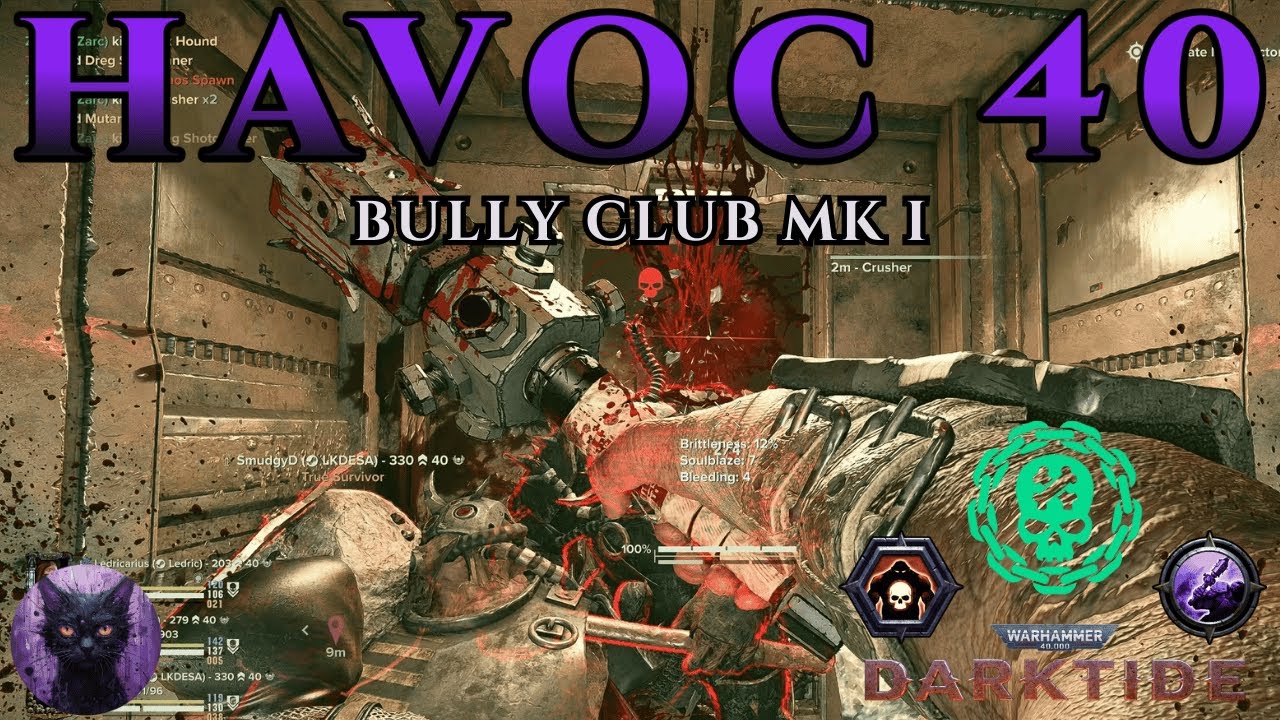 Ogryn - Bully Club Mk I & Rumbler | Havoc 40 Gameplay | Darktide - YouTube