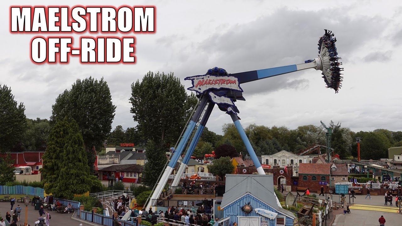 Maelstrom Off-Ride Footage, Drayton Manor Intamin Frisbee | Non ...