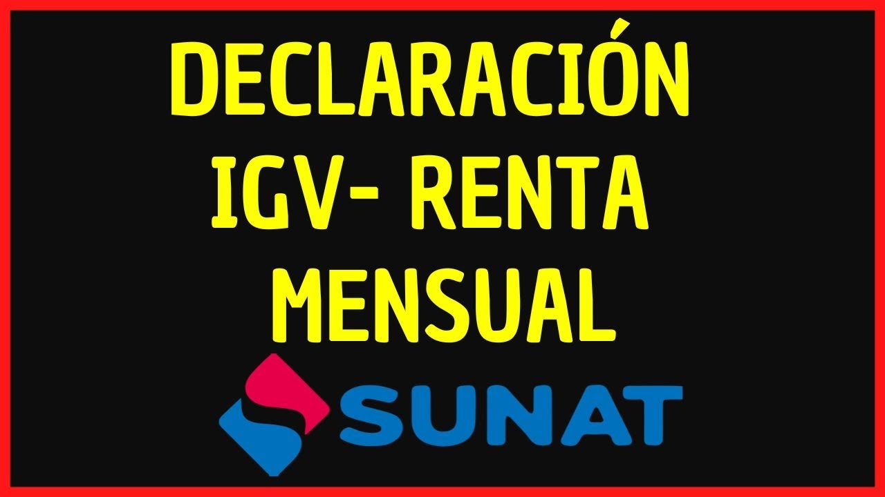 Cómo Declarar Pdt 621 Igv Renta Mensual Arrastrando Saldos A Favor