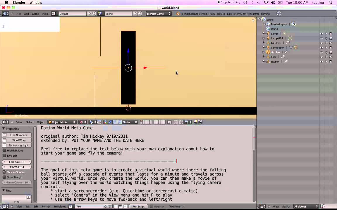 Creating a Virtual Rube Goldberg Machine in Blender 2.59 - YouTube