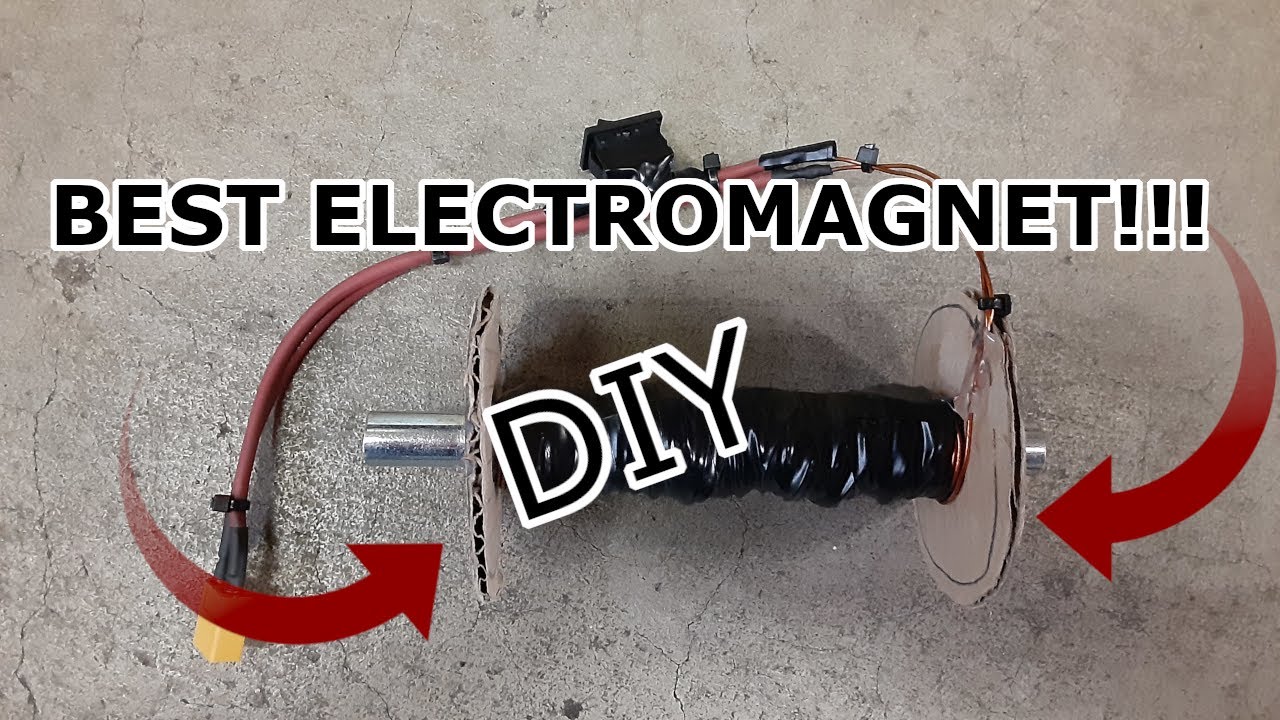 [TUTORIAL] How to Make a Powerful Electromagnet! - YouTube