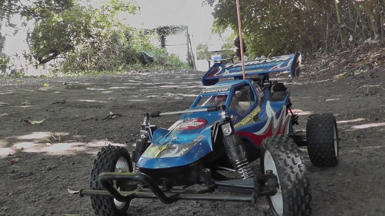 Tamiya Rising Fighter Etronix sport tuned 20 turn motor test - YouTube