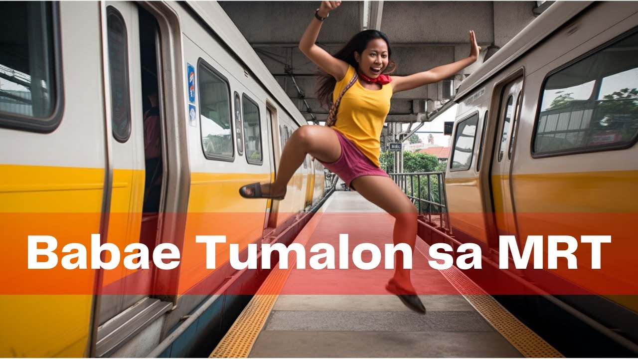 Babae Tumalon sa MRT Riles! Kakapasok mainit pa - YouTube