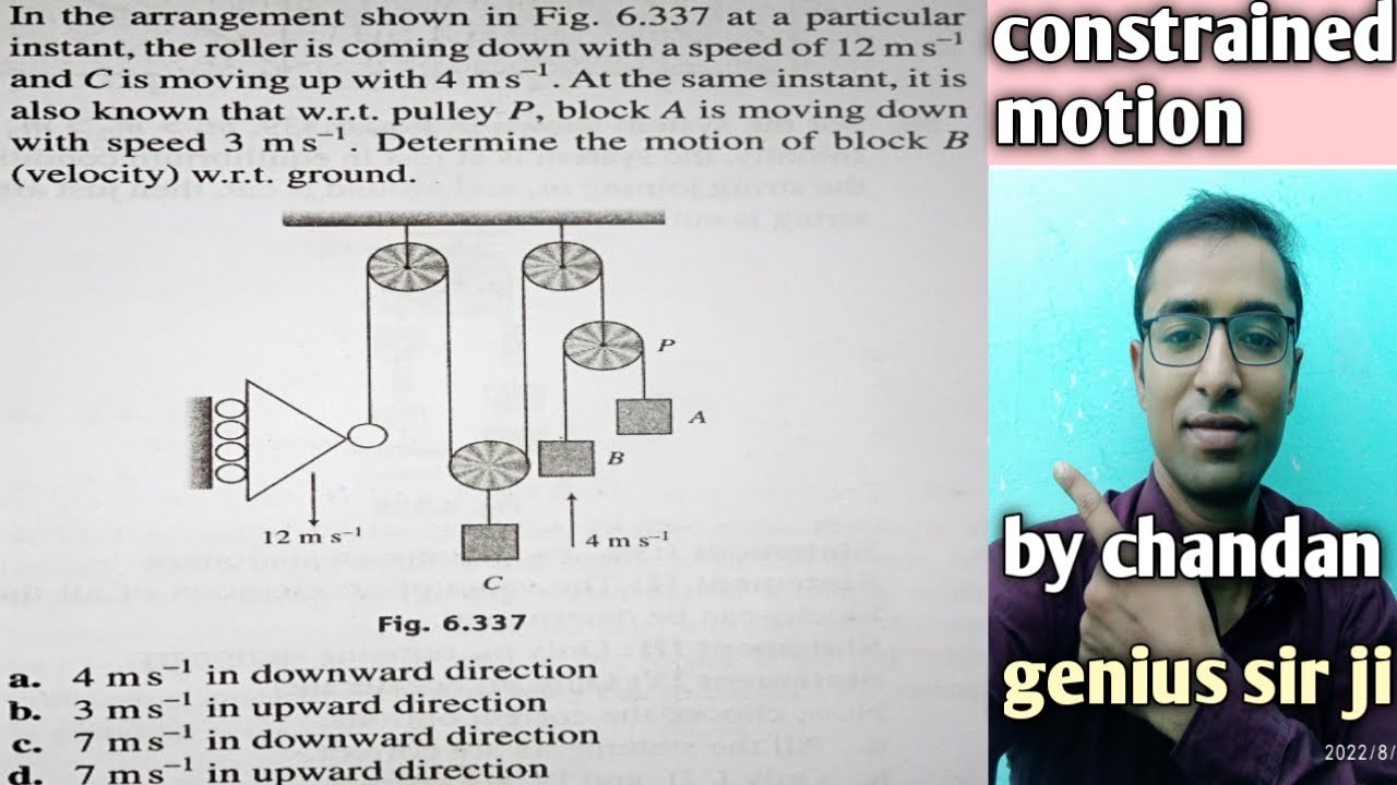 🔥Constrained motion Best questions for jee main advanced 🔥and neet ...