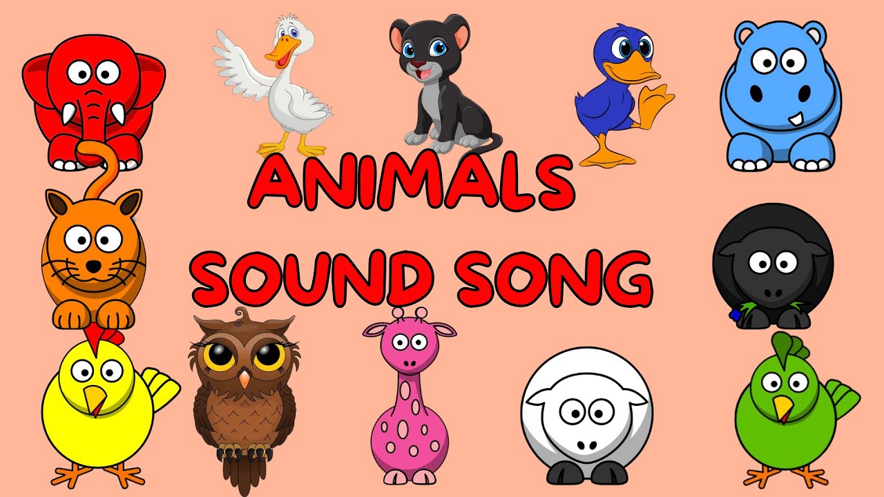 🎶 Fun Animal Sounds Song for Kids - YouTube