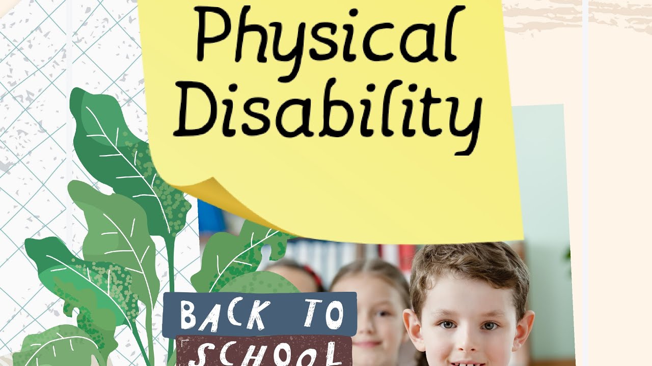 Physical Disability in Inclusive Education♿B.ed note#ctet# ...