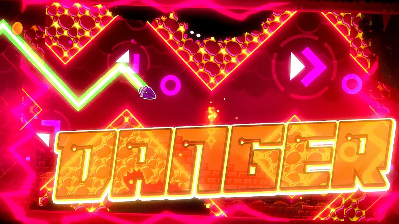 "Danger" by seannnn [ALL COINS] | Geometry Dash Daily #1736 - YouTube