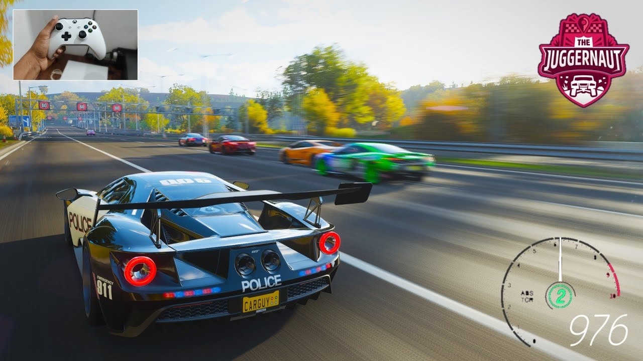 Forza horizon 4 - The juggernaut drag | Ford GT | controller gameplay ...