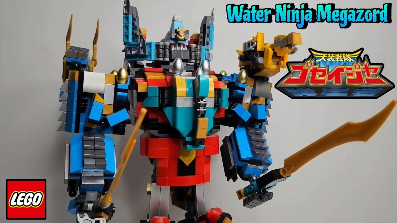 Water Ninja Megazord Review|Lego Megazord| Part: 5| #Lego #powerrangers ...