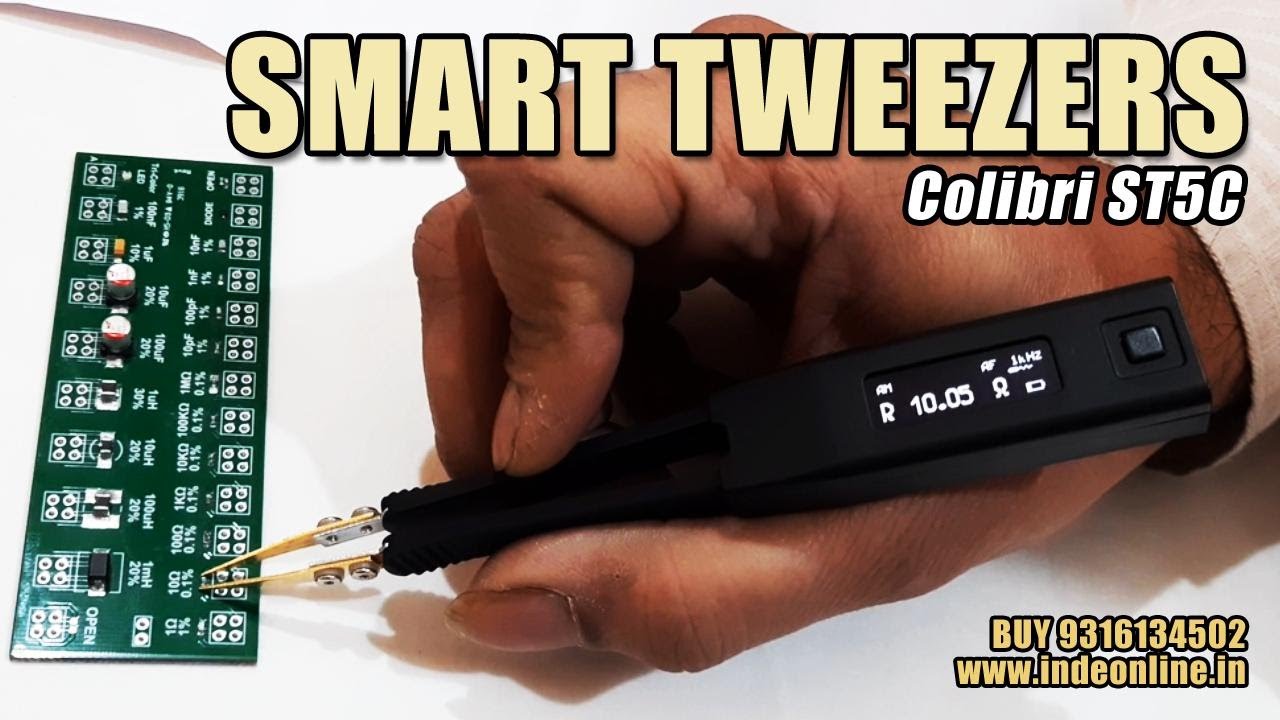Smart Tweezers Colibri ST5C : Low Cost LCR Meter for SMD Testing and ...